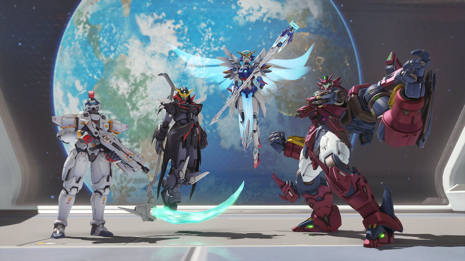 Blizzard made Overwatch heroes into mechs for Gundam Wing’s anniversary
