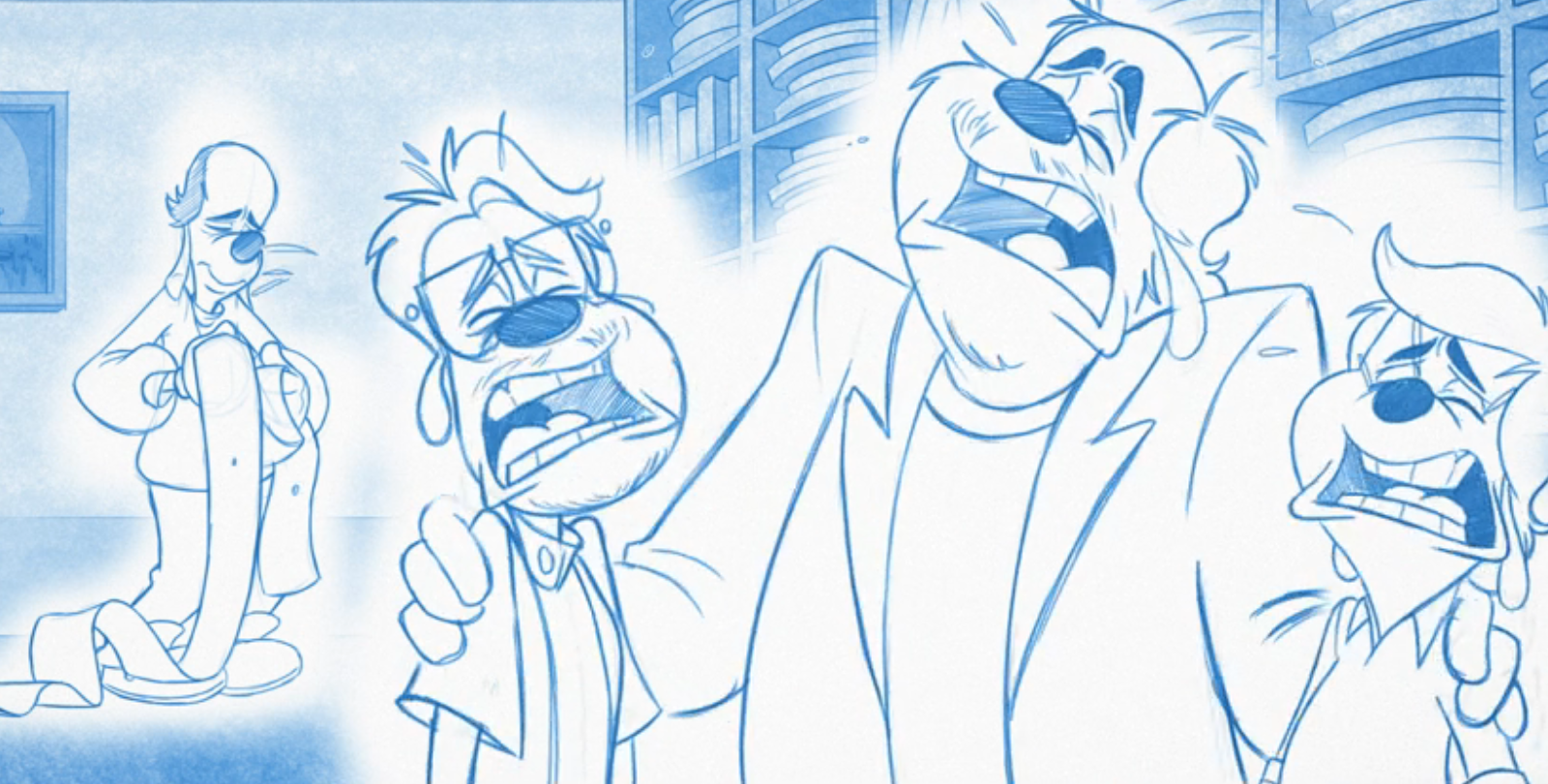 A Goofy Movie was saved by a small black dot