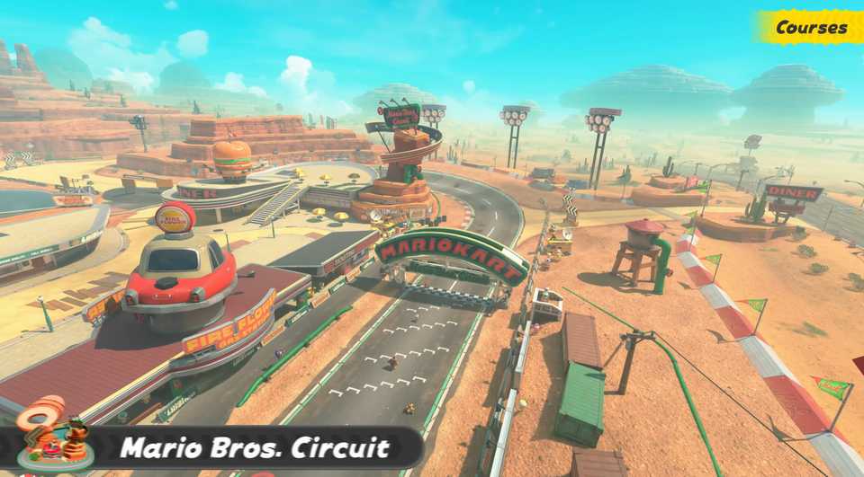 All confirmed courses in Mario Kart World