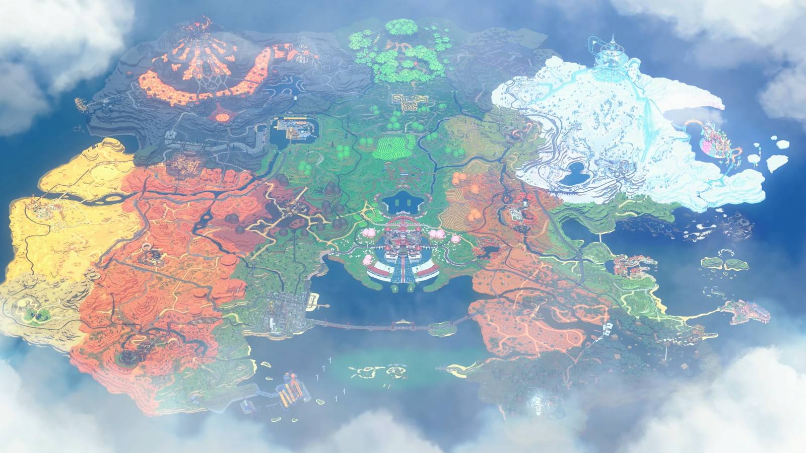 All confirmed courses in Mario Kart World
