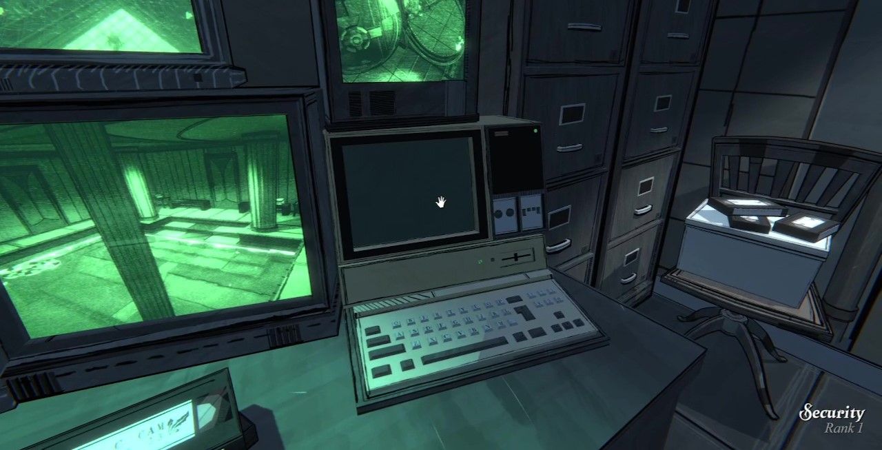 How to find the terminal password for Security in Blue Prince