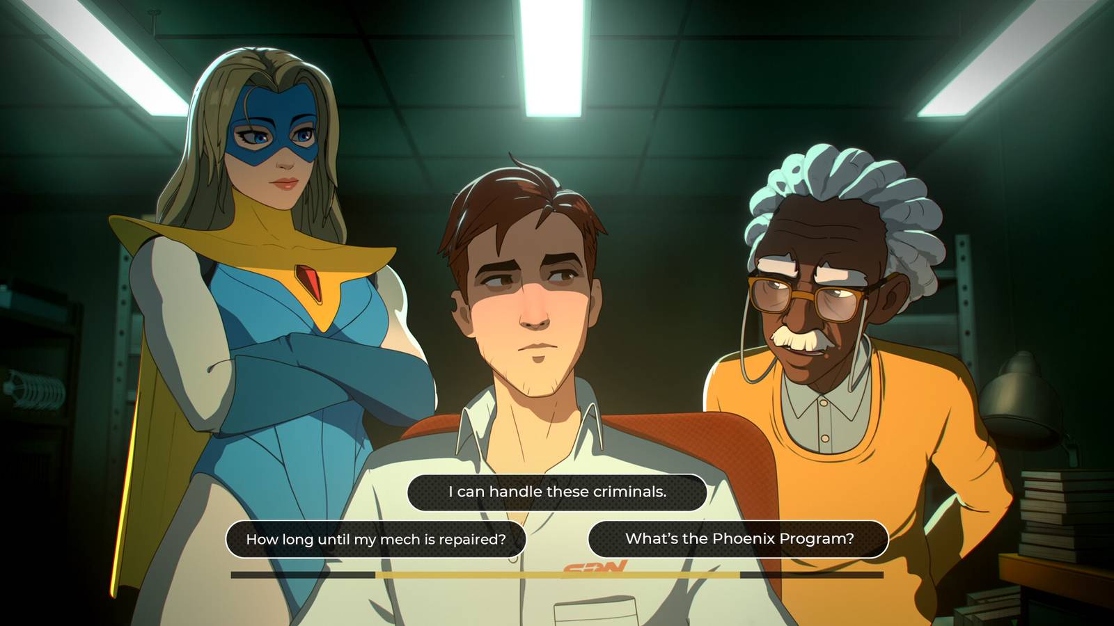 Dispatch offers something new for superhero video games: engaging deskwork