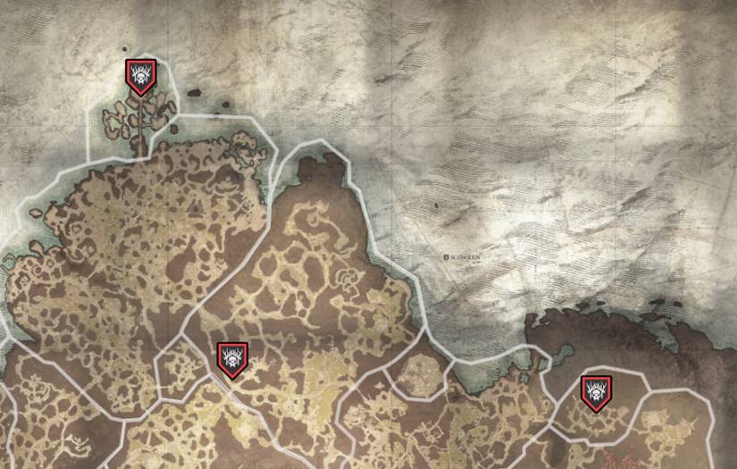 Diablo 4 Scosglen Stronghold locations and map