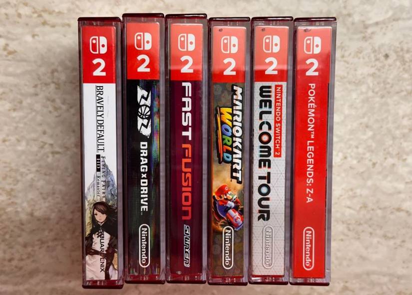 Nintendo Switch 2 cassette tape cases are better than the real boxes