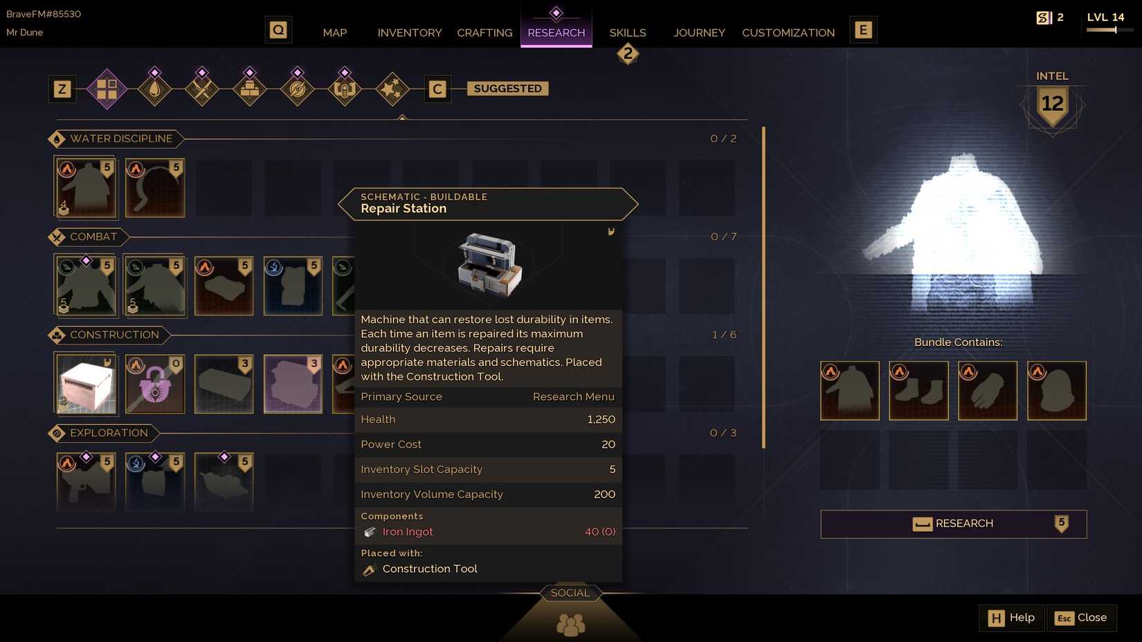 How to repair vehicles, items, and buildings in Dune Awakening