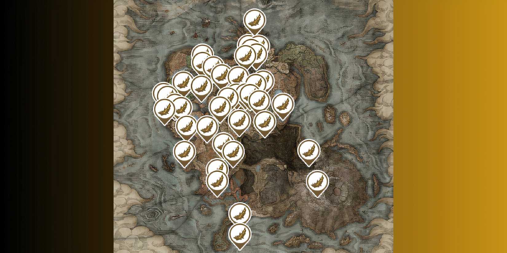All Scadutree Fragment locations map in Elden Ring DLC