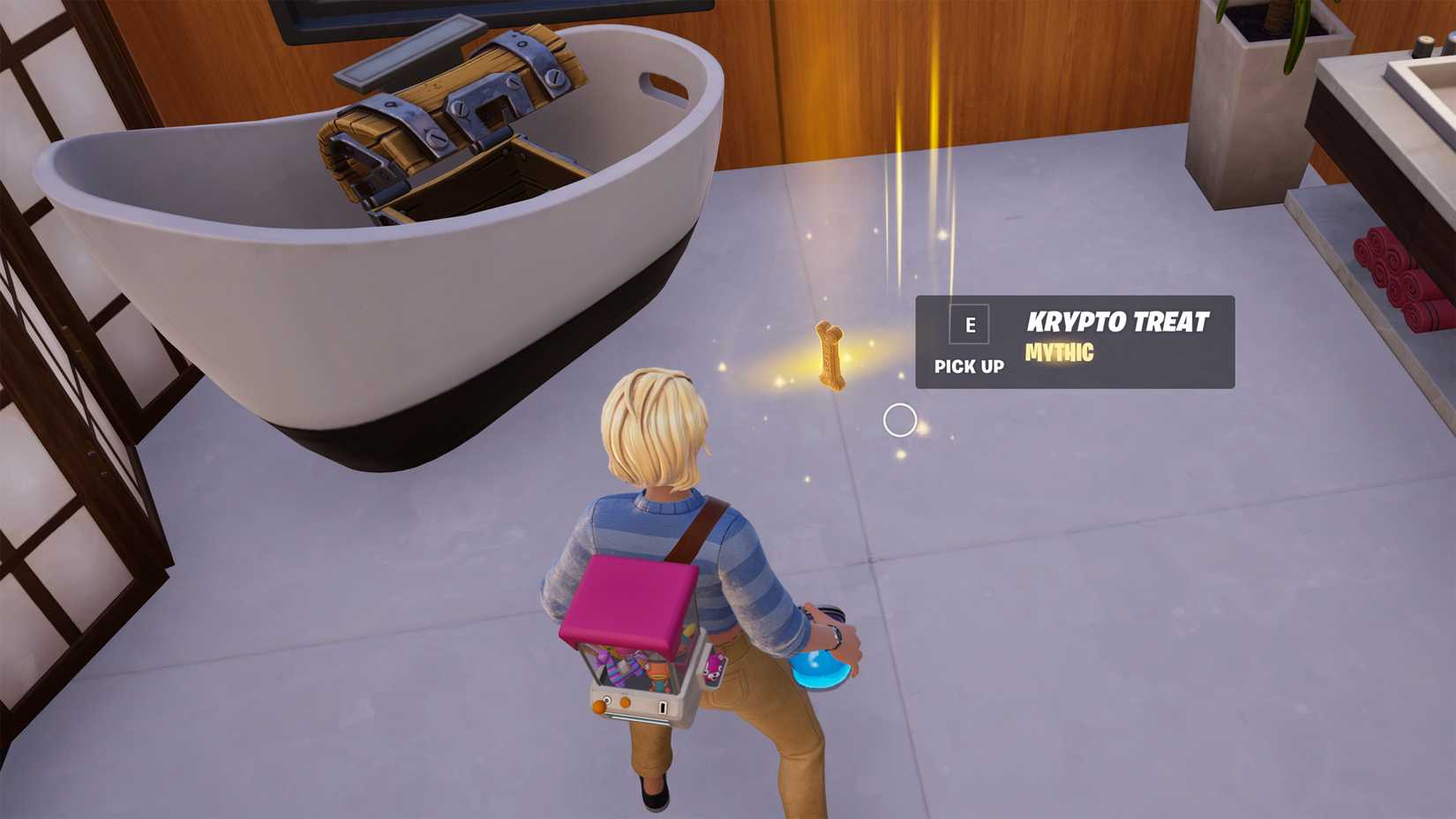 How to use Krypto Treats in Fortnite