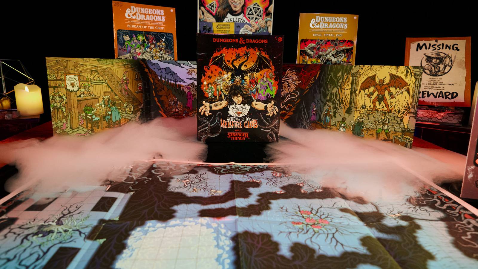 Join the Hellfire Club with the upcoming Stranger Things D&D board game