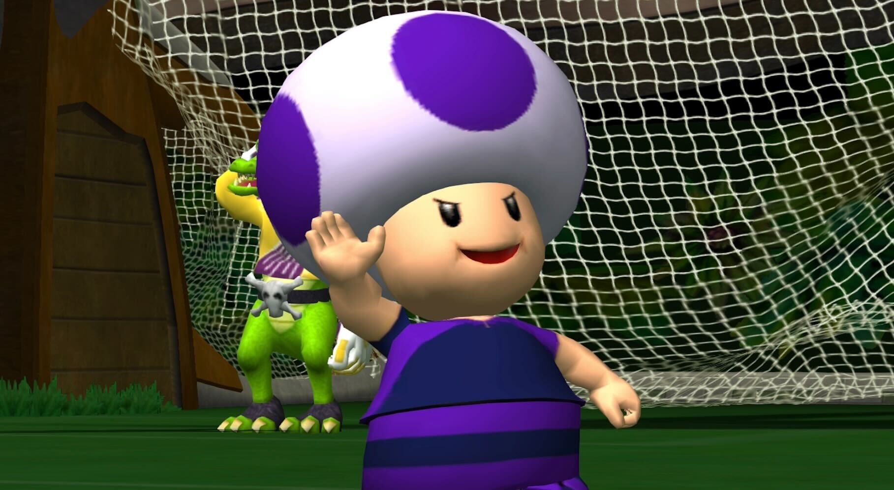 Purple Toad Mario Baseball