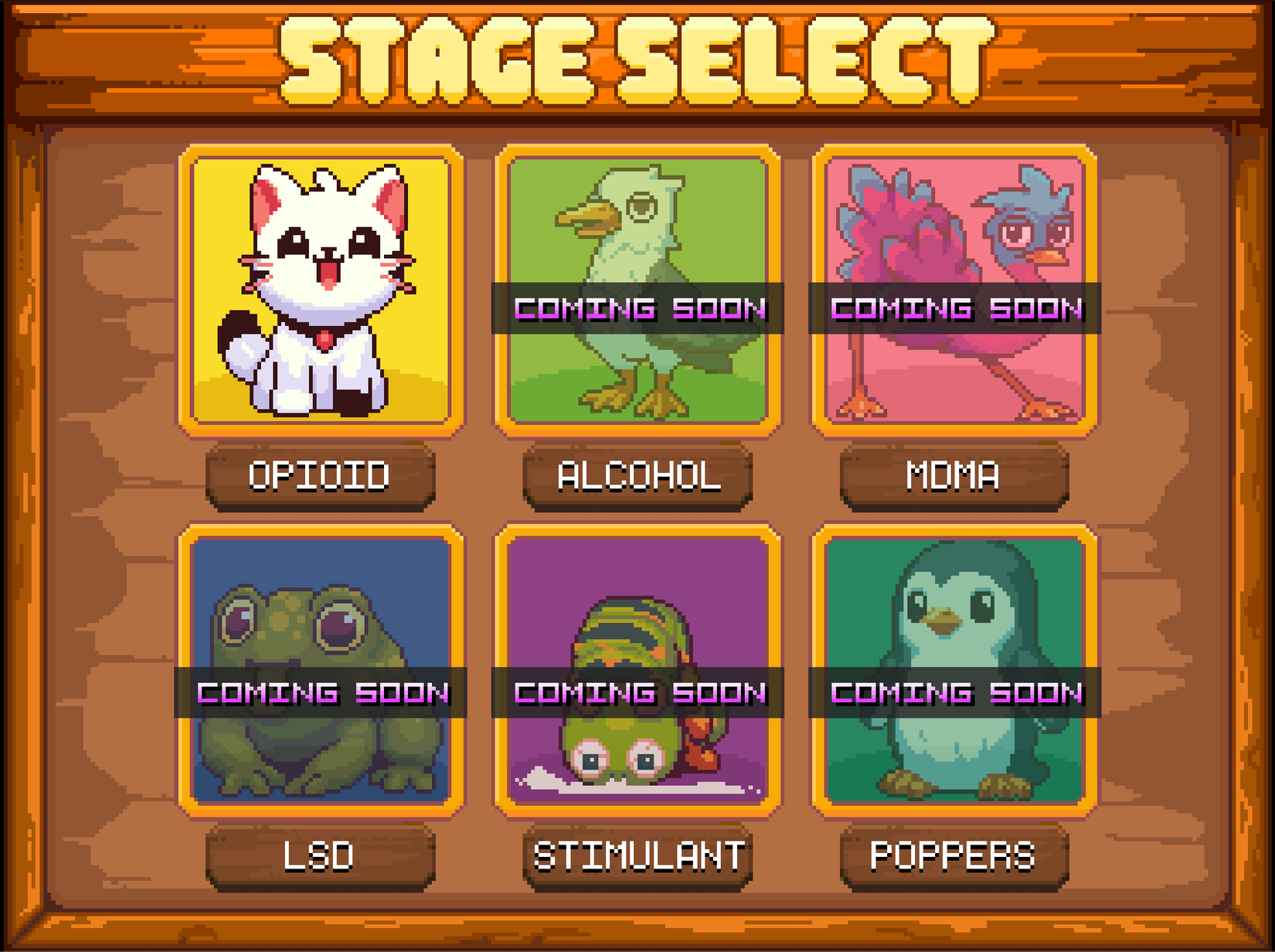 Can a game about a pixelated cat change the drug education narrative?