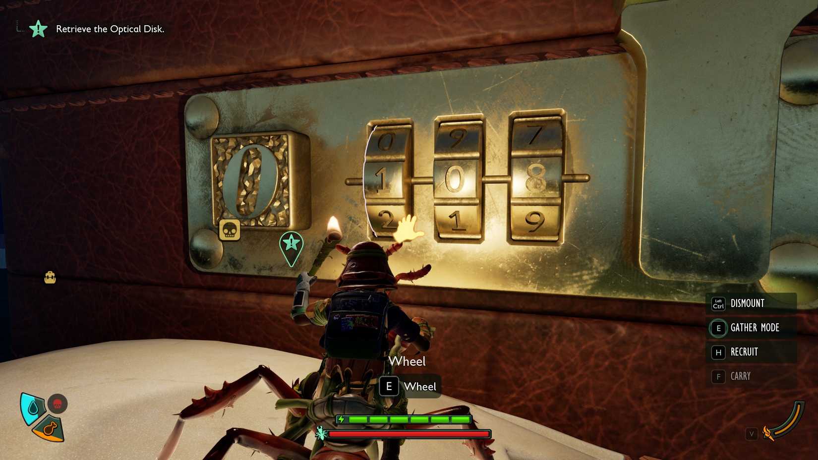 What is the briefcase code in Grounded 2?