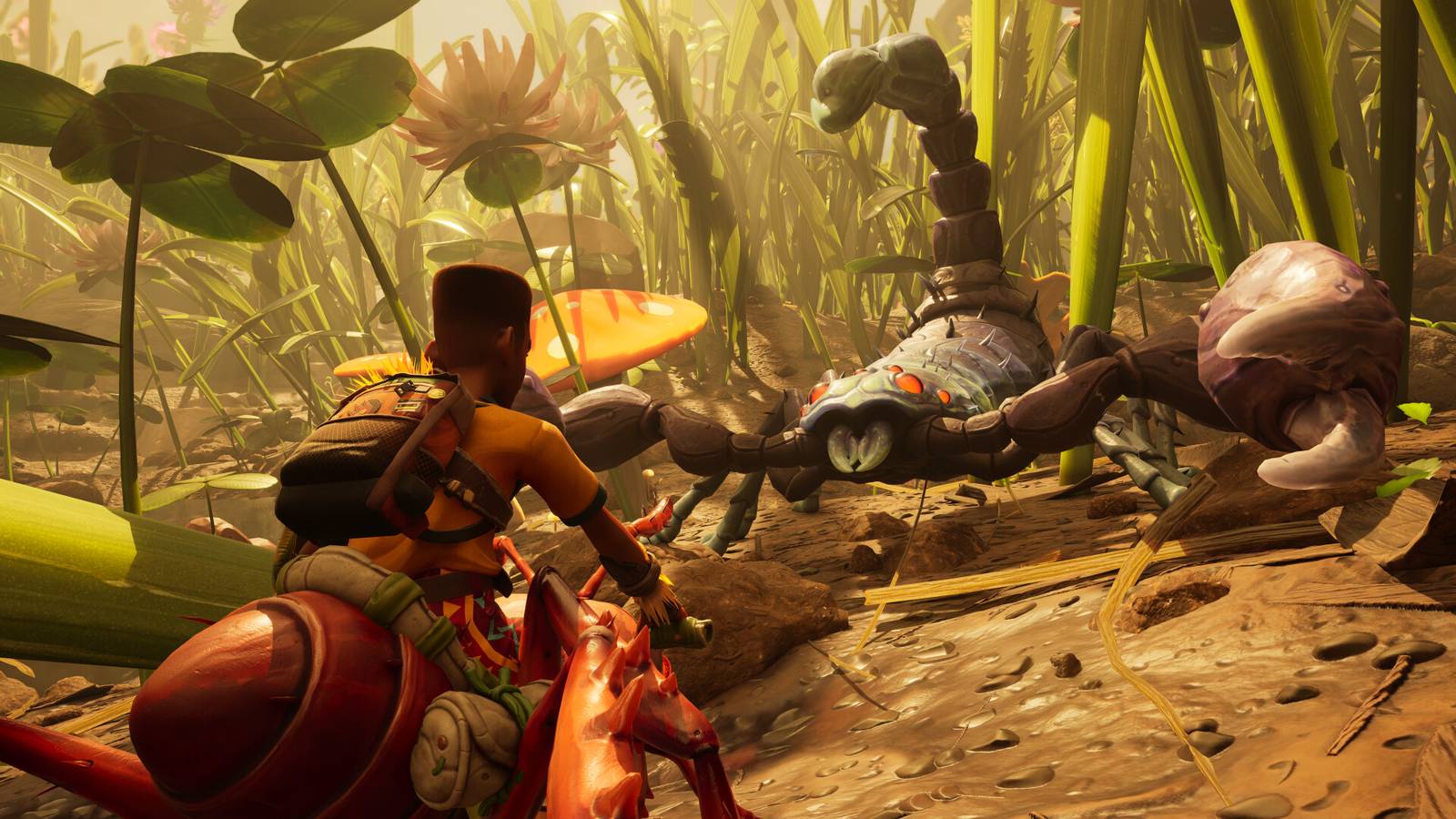 Grounded 2 tries the same trick twice, but at least you can ride the bugs