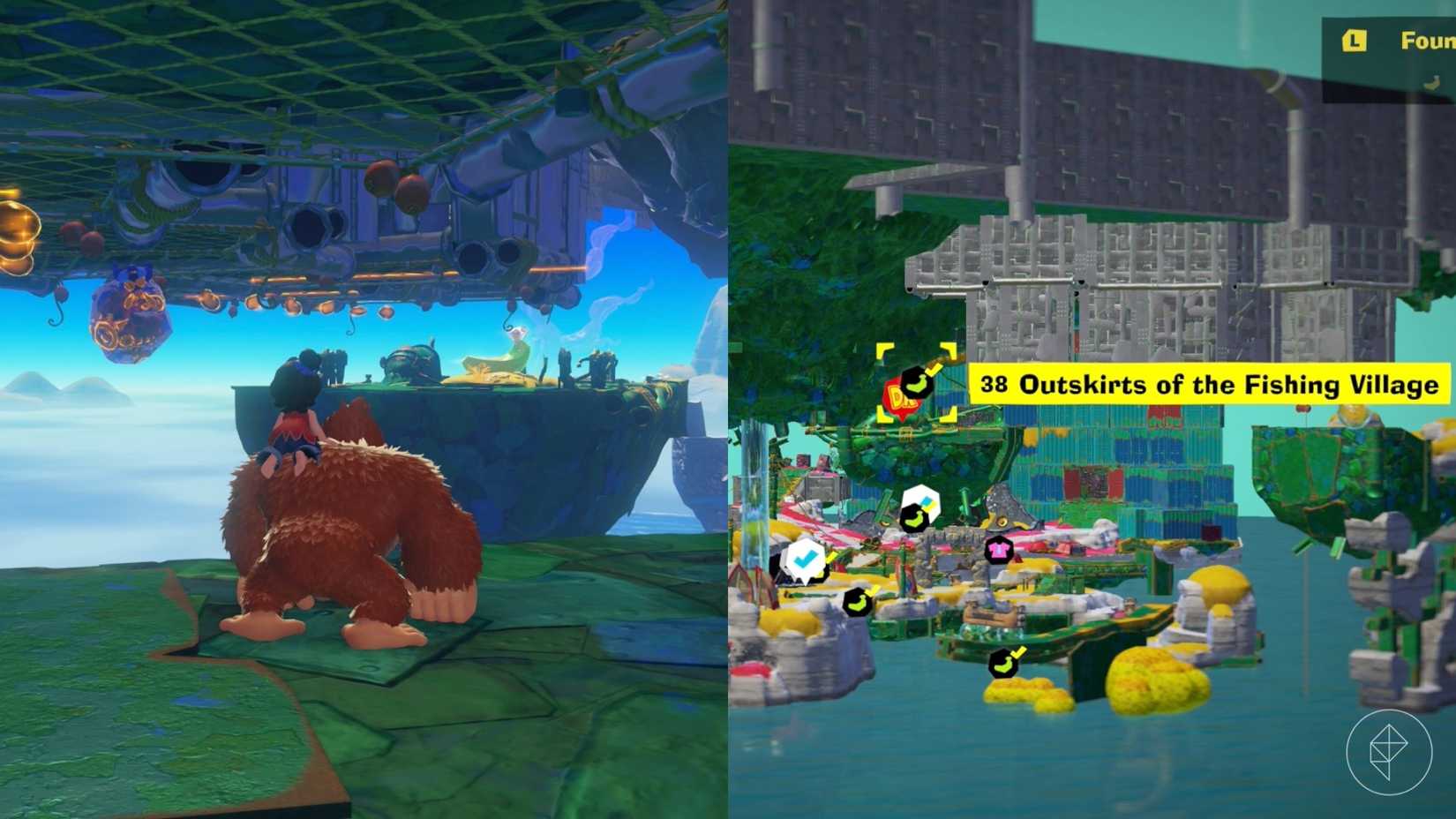 Lagoon Layer Banandium Gem locations in Donkey Kong Bananza
