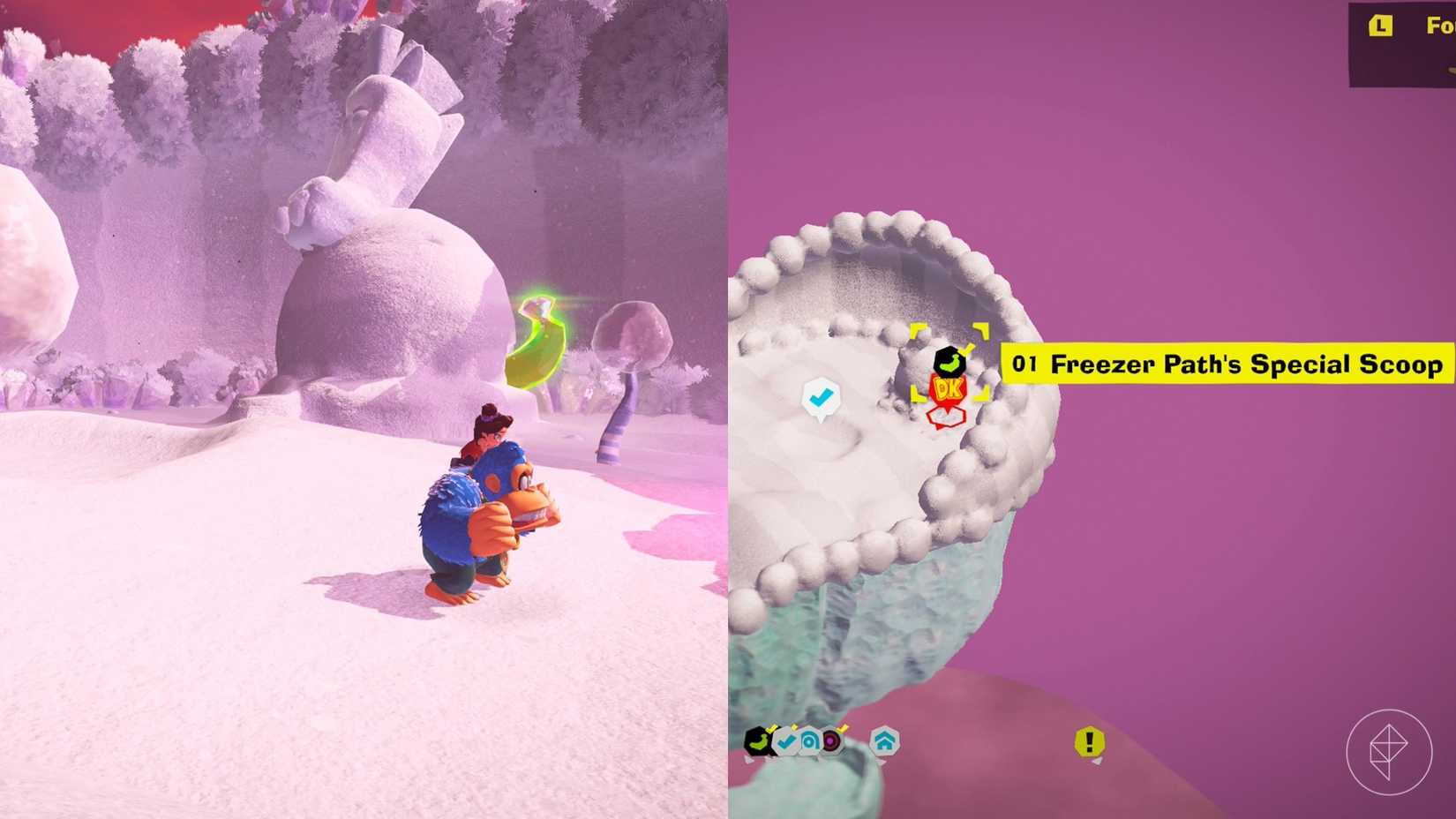 The Junction Banandium Gem (banana) locations in Donkey Kong Bananza