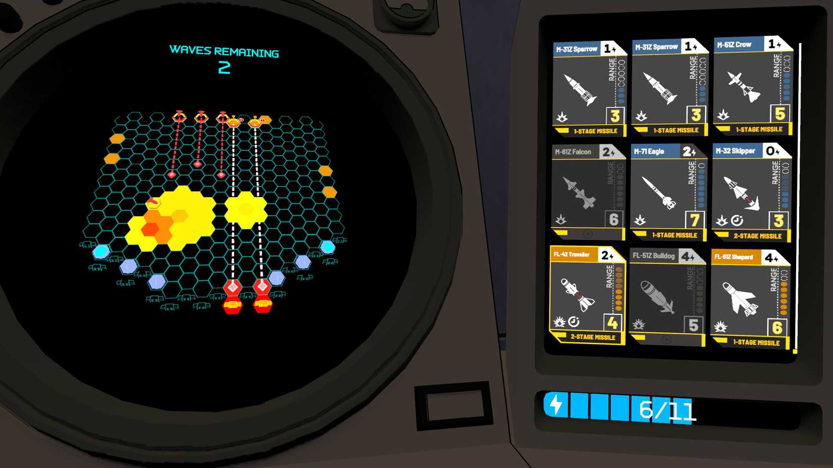 Missile Command Delta wraps a great puzzle game in a tedious story