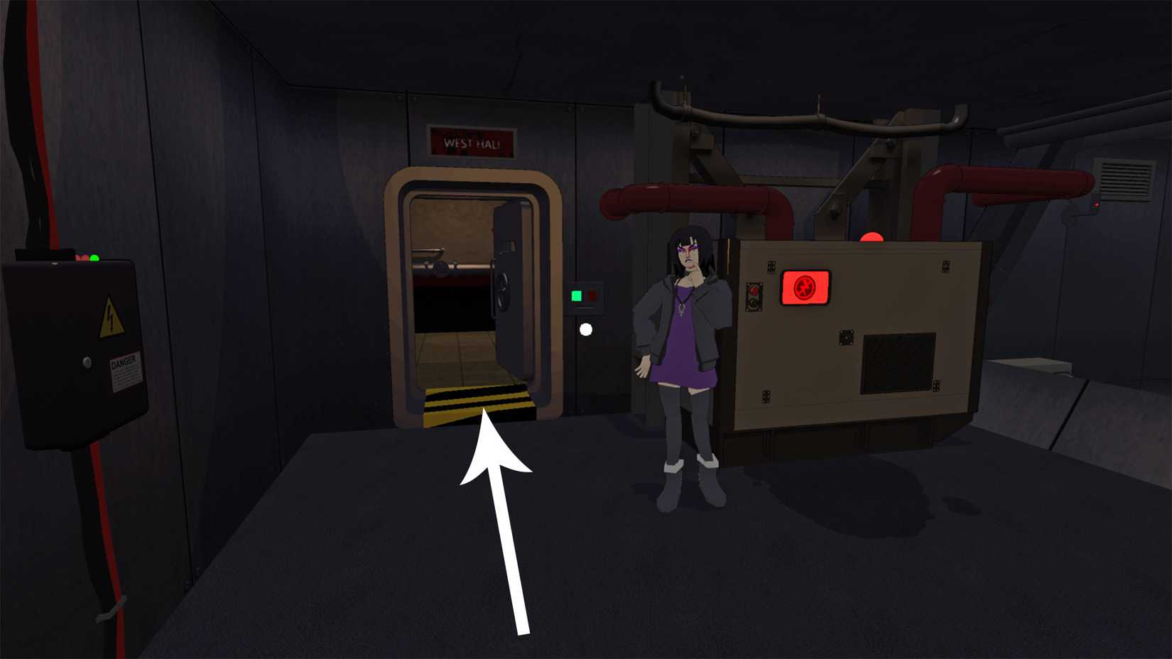 How to turn on the Breaker Room power in Missile Command Delta