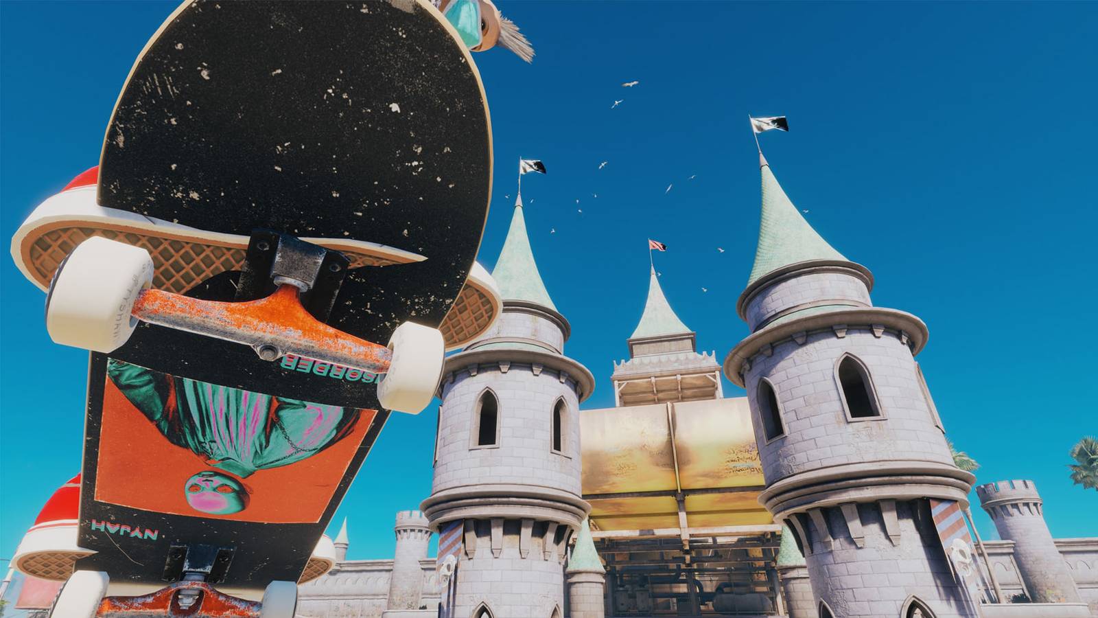 How to hardflip the castle and fountain gap in Tony Hawk’s Pro Skater 4