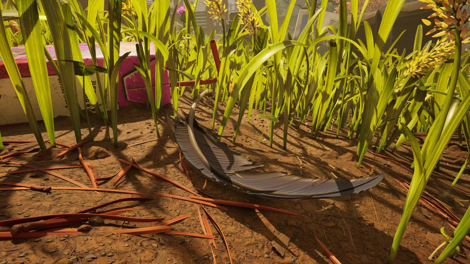 Where to find crow feather pieces in Grounded 2