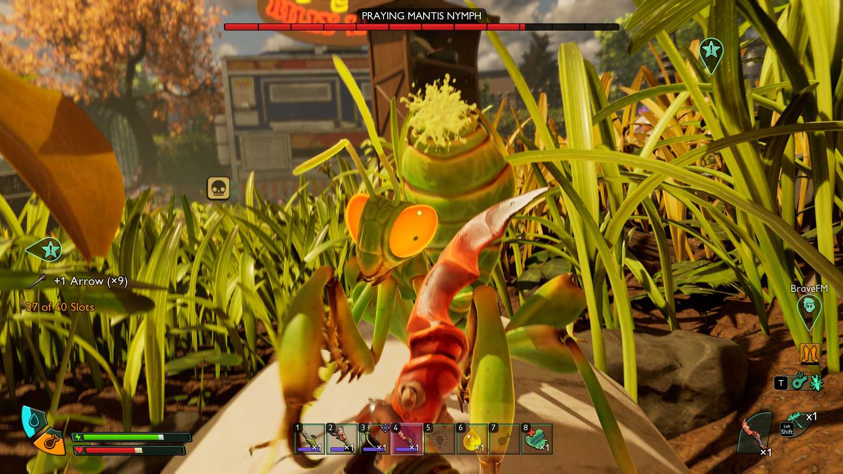 Where to find Praying Mantis Nymph locations in Grounded 2