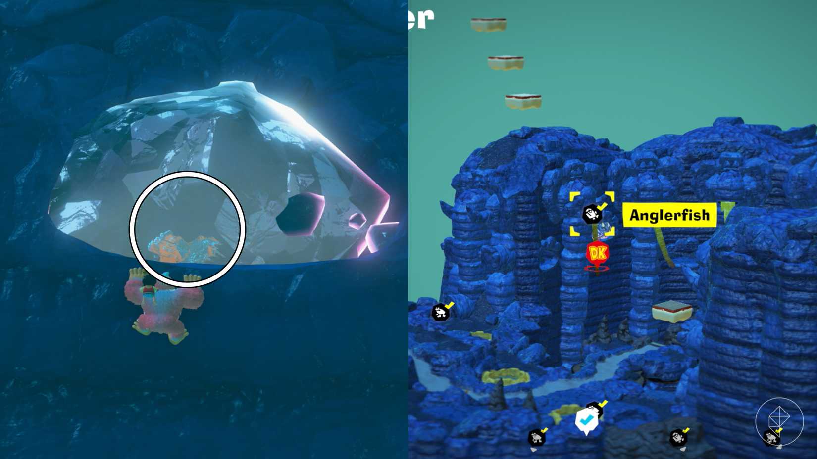 Tempest Layer fossil locations in Donkey Kong Bananza