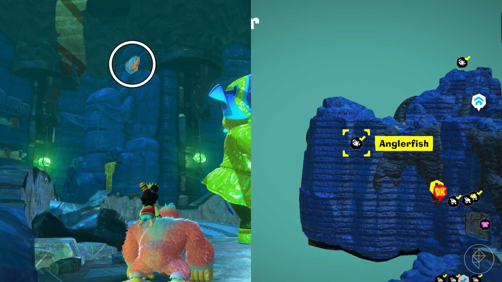 Tempest Layer fossil locations in Donkey Kong Bananza