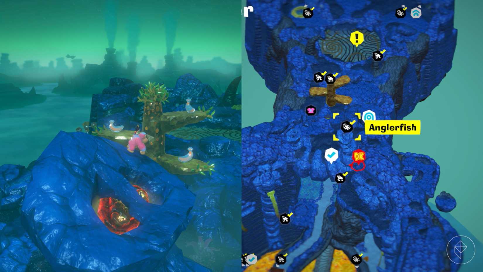 Tempest Layer fossil locations in Donkey Kong Bananza