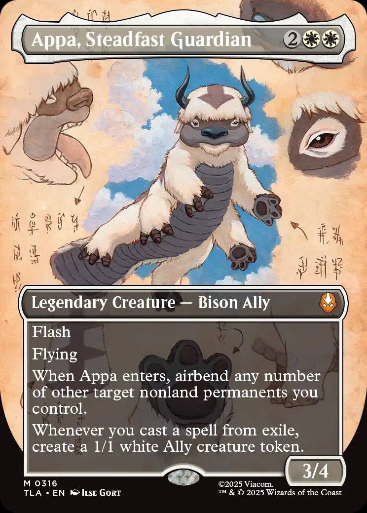 How bending works in the Magic: the Gathering Avatar set