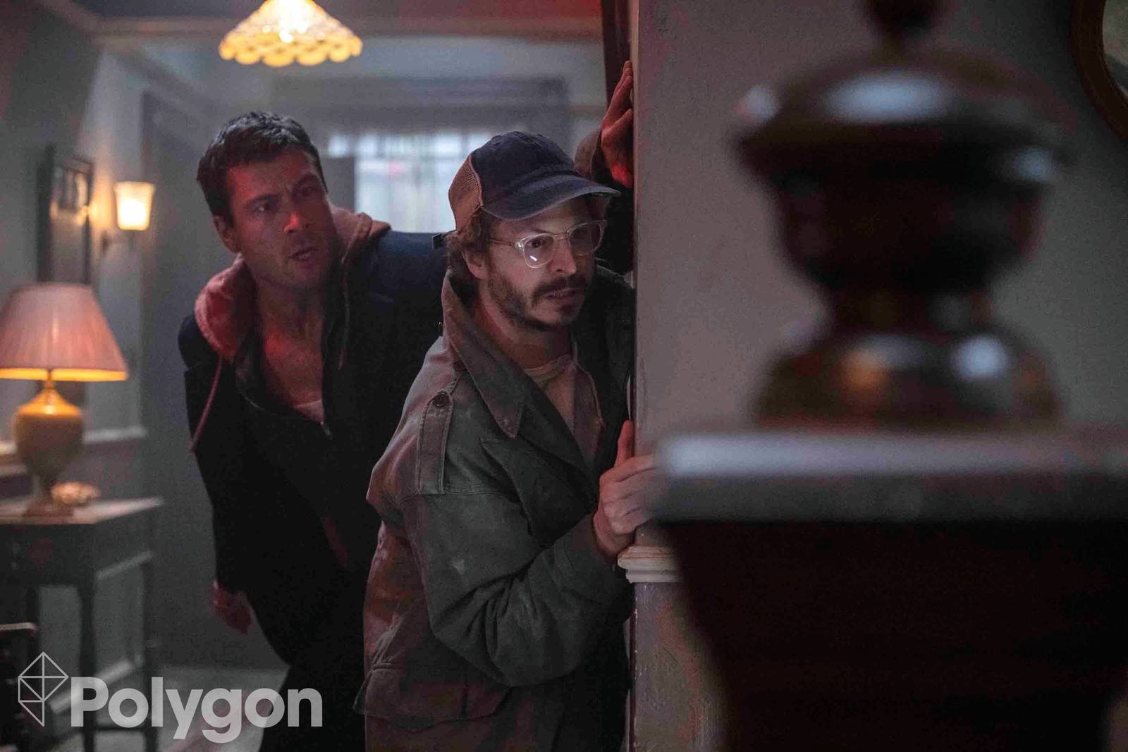 The Running Man exclusive new image: Michael Cera and Glen Powell on the run?