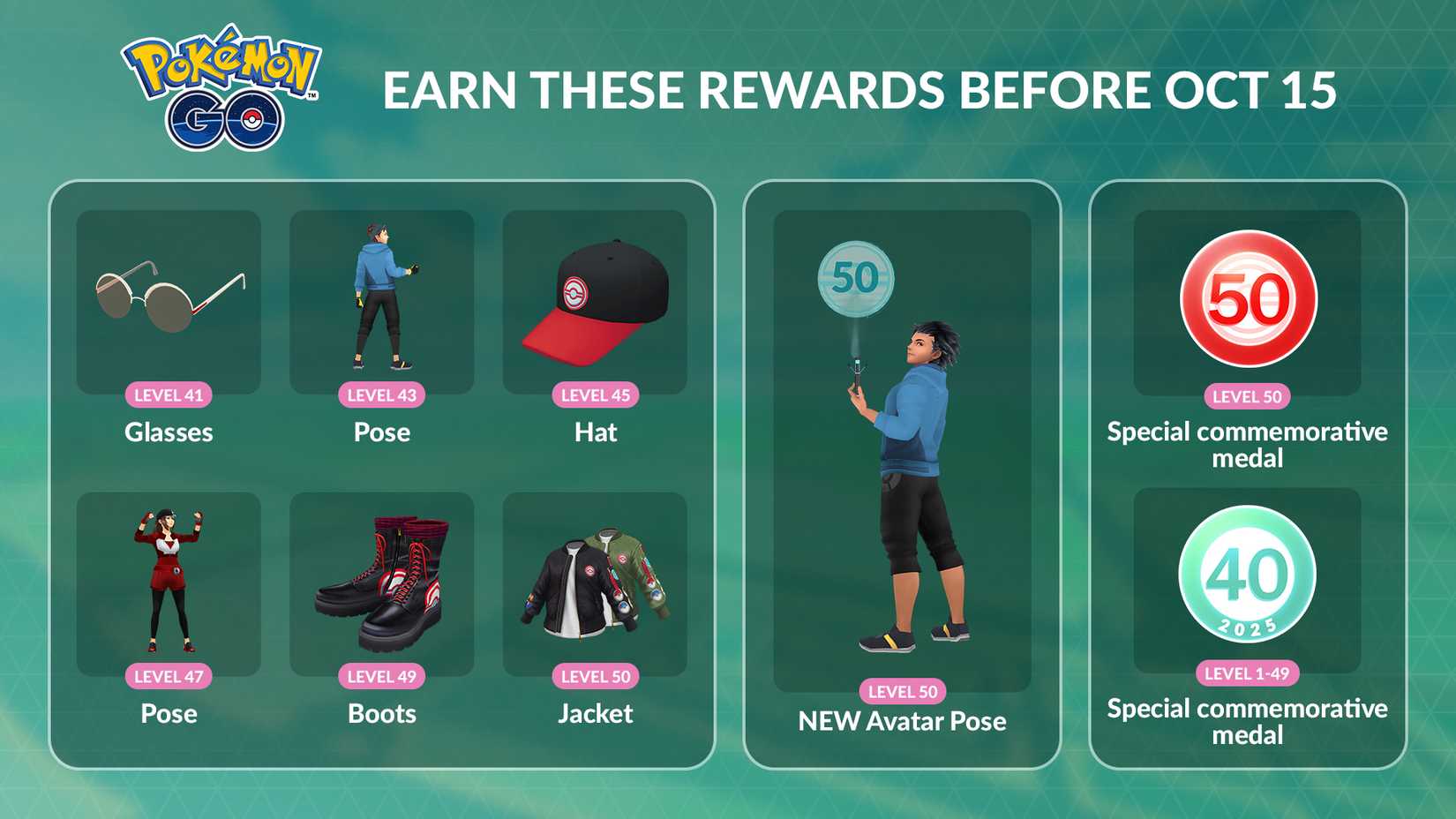 Pokémon Go XP Celebration event and level 80 update, explained