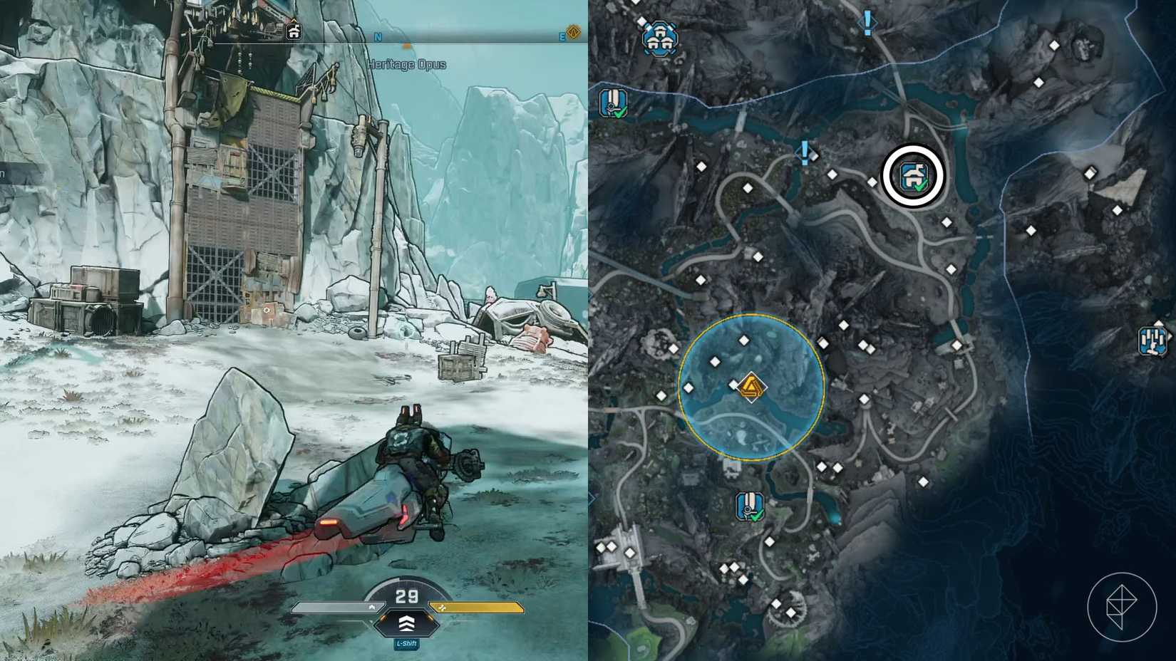 All Silo and Safehouse fast travel locations in Borderlands 4