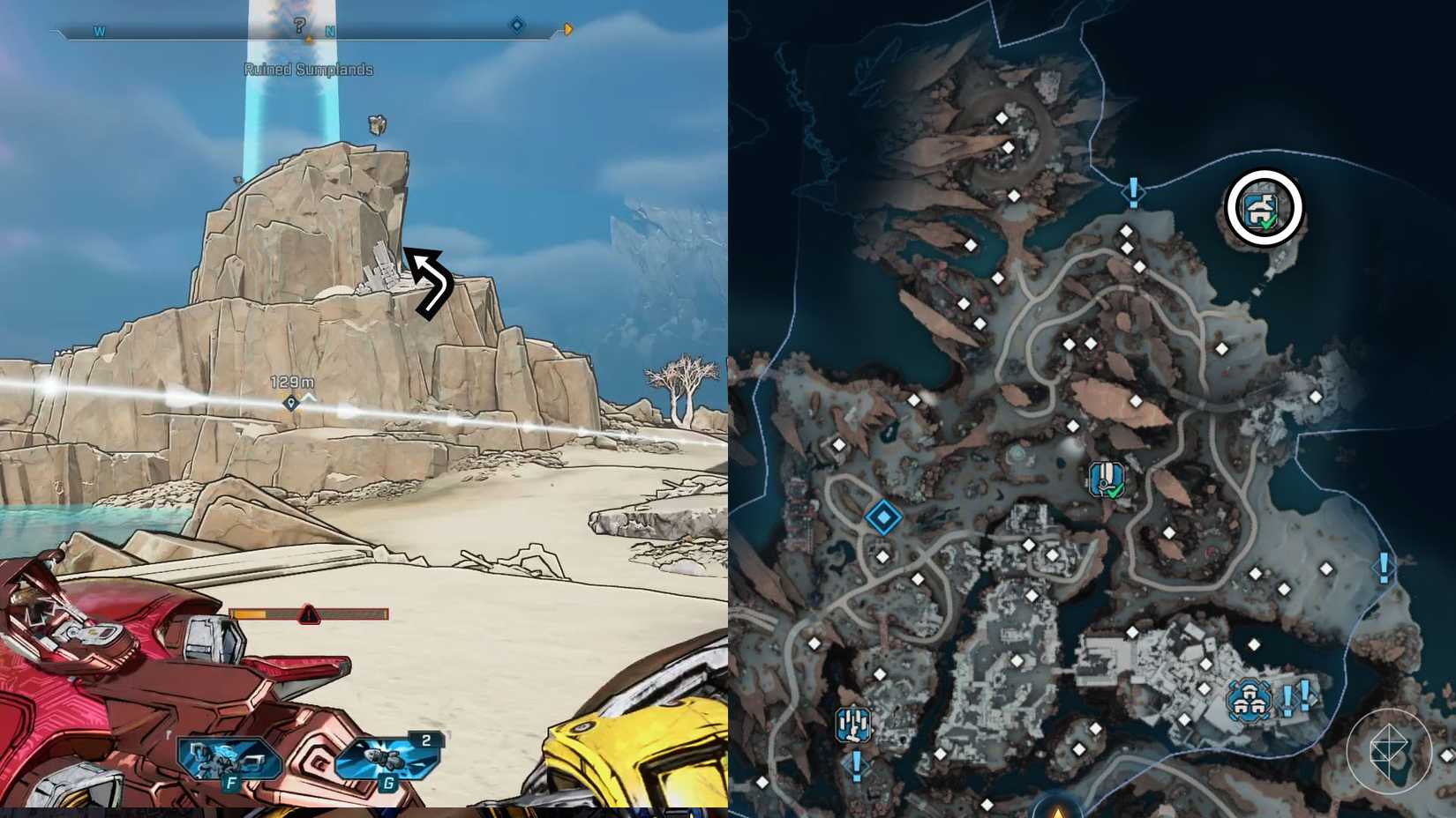 All Silo and Safehouse fast travel locations in Borderlands 4