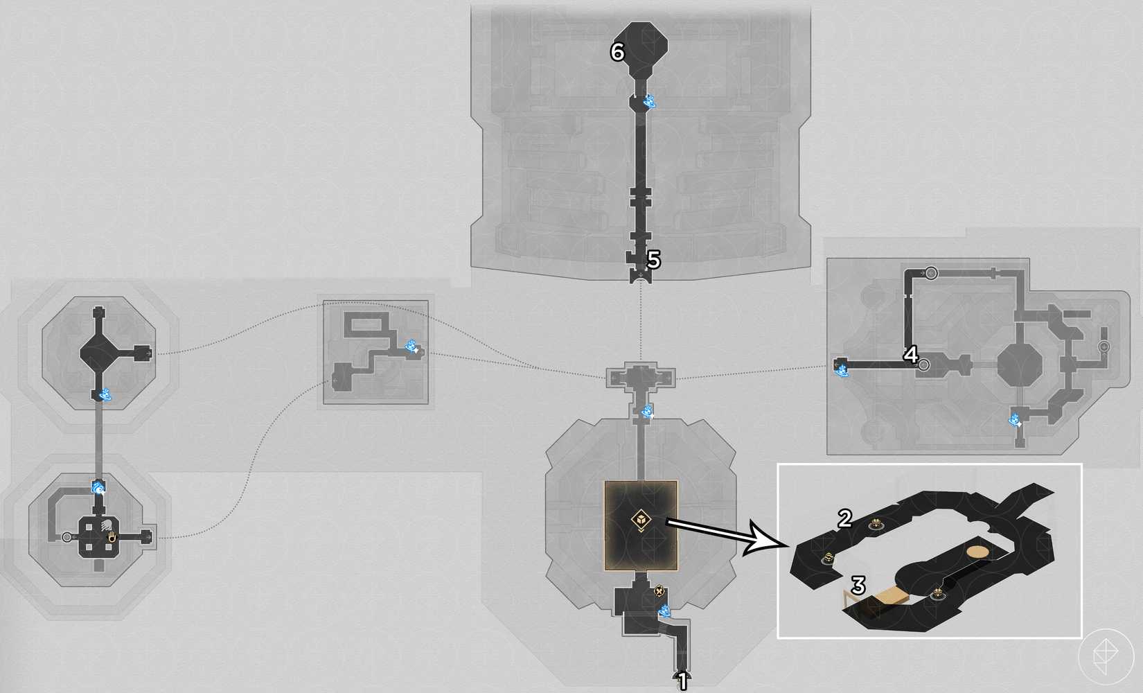 Where to find all Amphoreus nymphs in Honkai: Star Rail