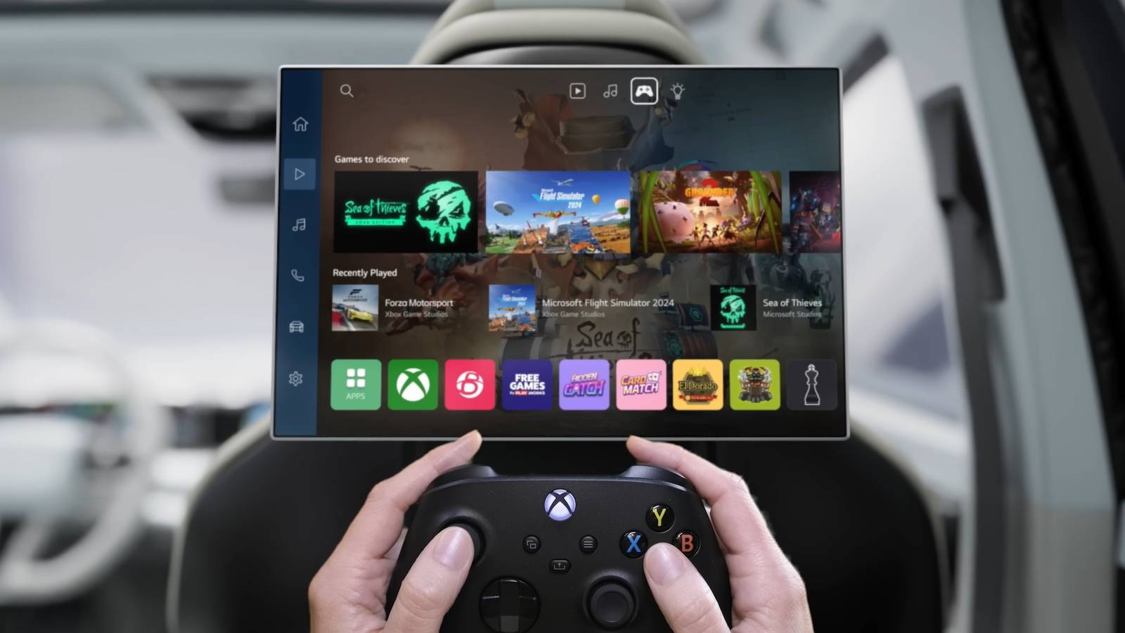 Xbox Cloud Gaming is coming to cars