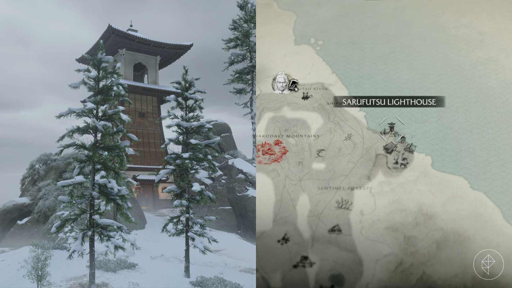 How to solve the Sarufutsu Lighthouse puzzle in Ghost of Yōtei