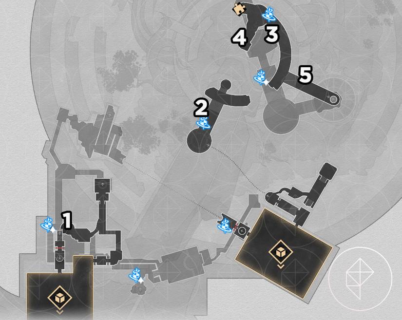 Where to find all Amphoreus nymphs in Honkai: Star Rail