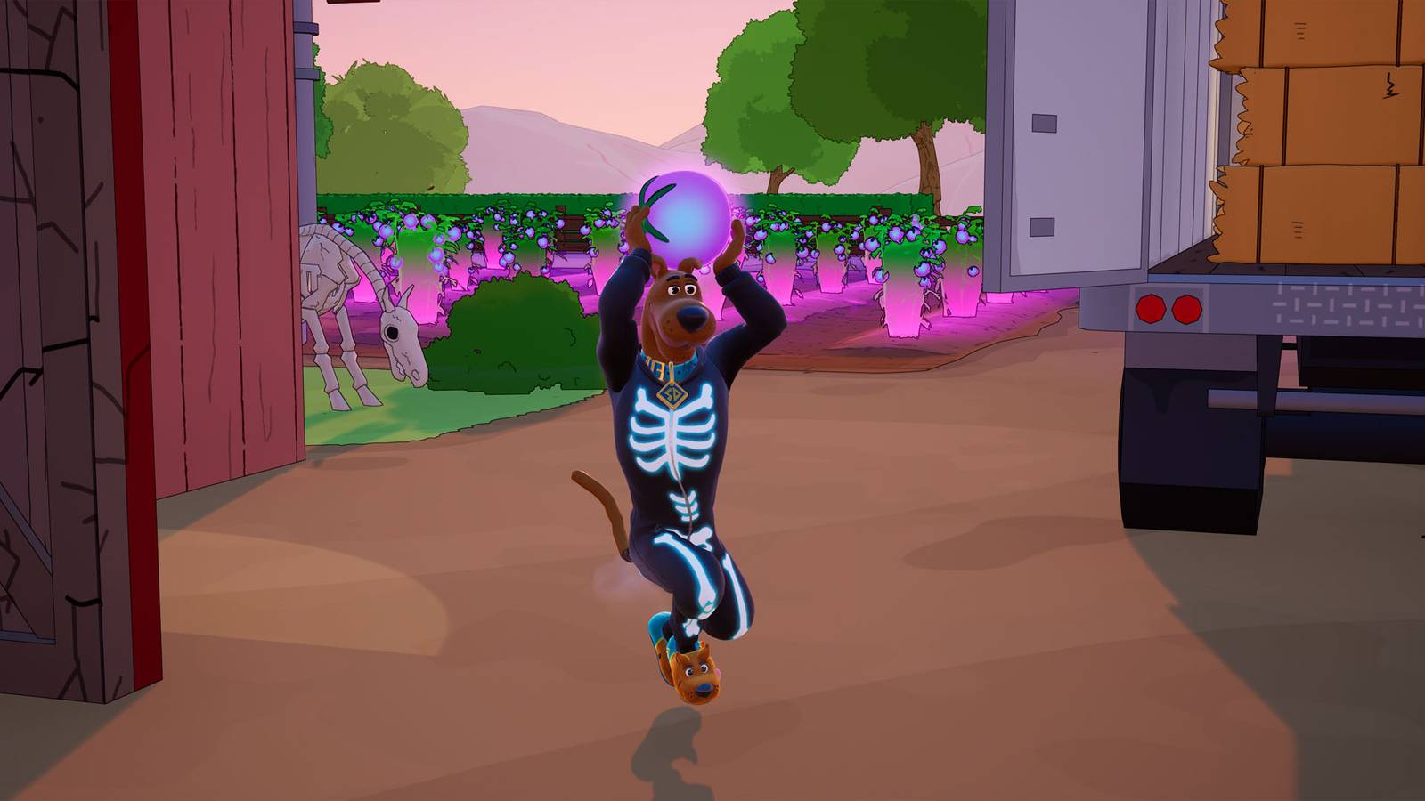 How to travel distance under the effect of tomatoes in Fortnite