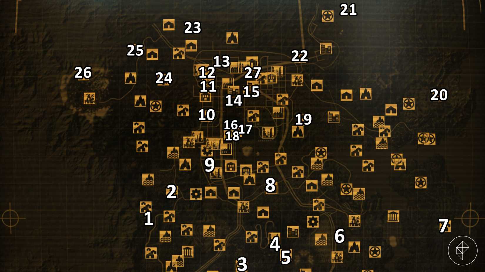 All unique weapon locations in Fallout: New Vegas