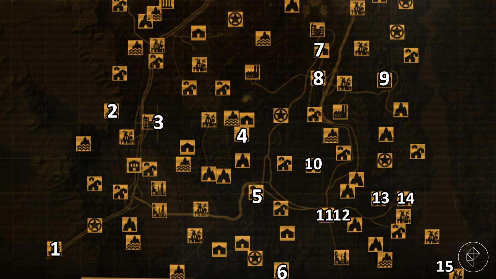 All unique weapon locations in Fallout: New Vegas