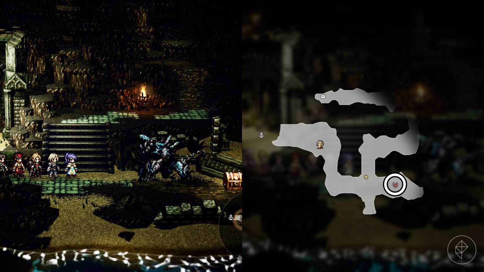 Where to find elite enemies in Octopath Traveler 0