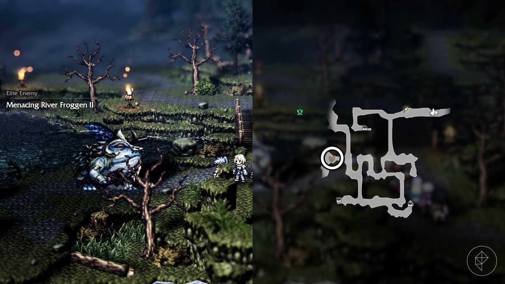 Where to find elite enemies in Octopath Traveler 0