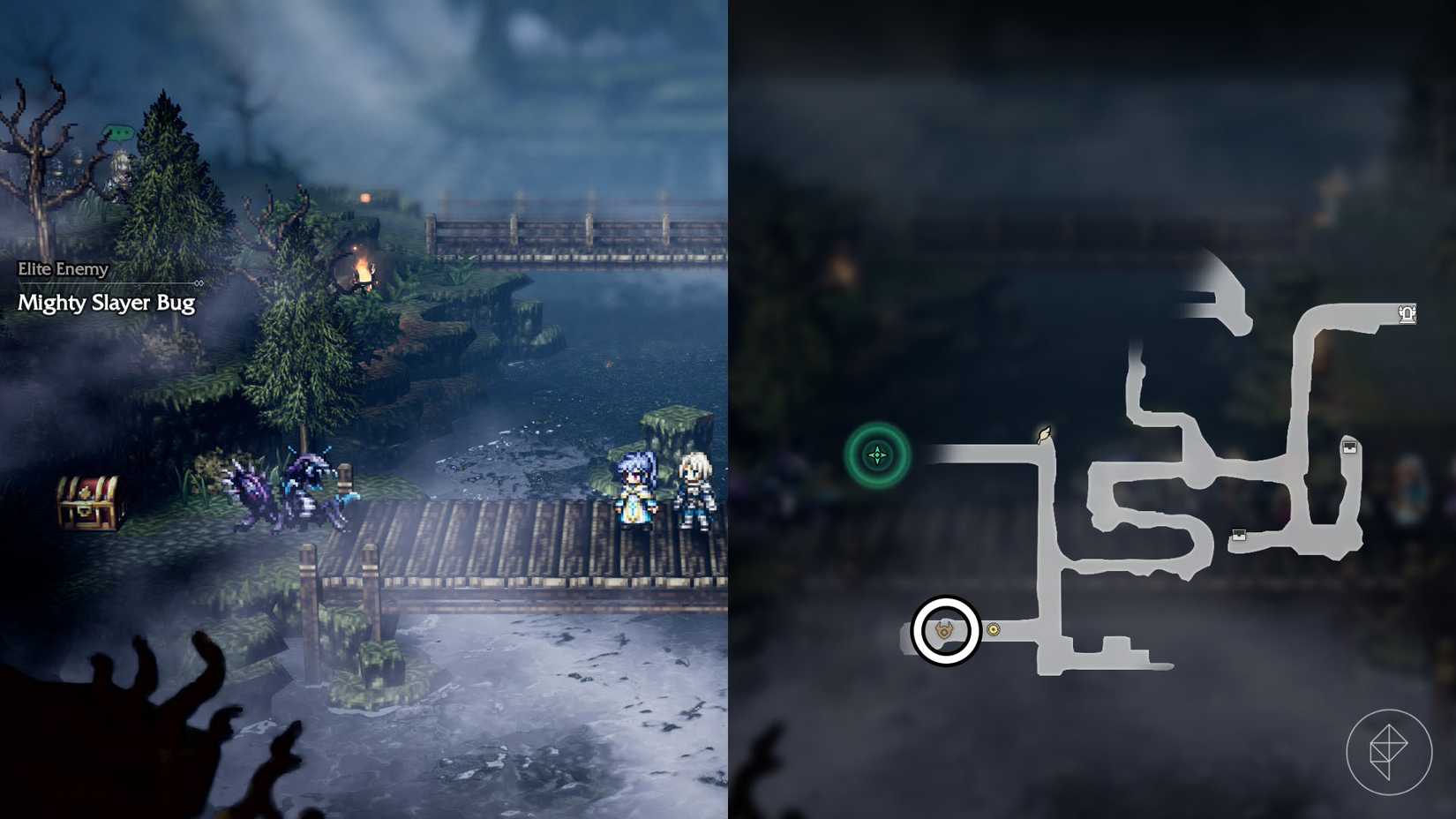 Where to find elite enemies in Octopath Traveler 0