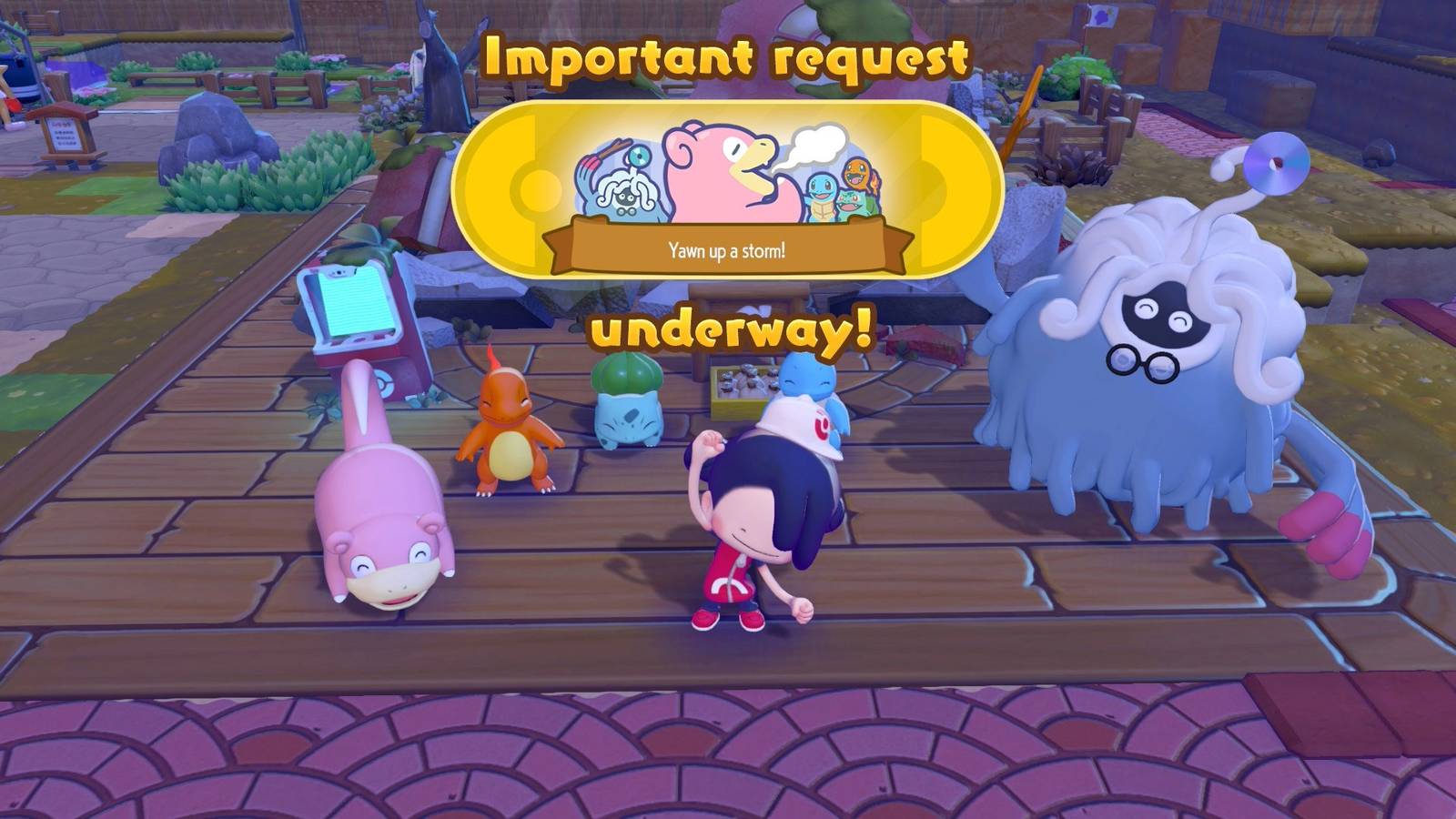 'Yawn up a Storm!' walkthrough and quest steps in Pokémon Pokopia