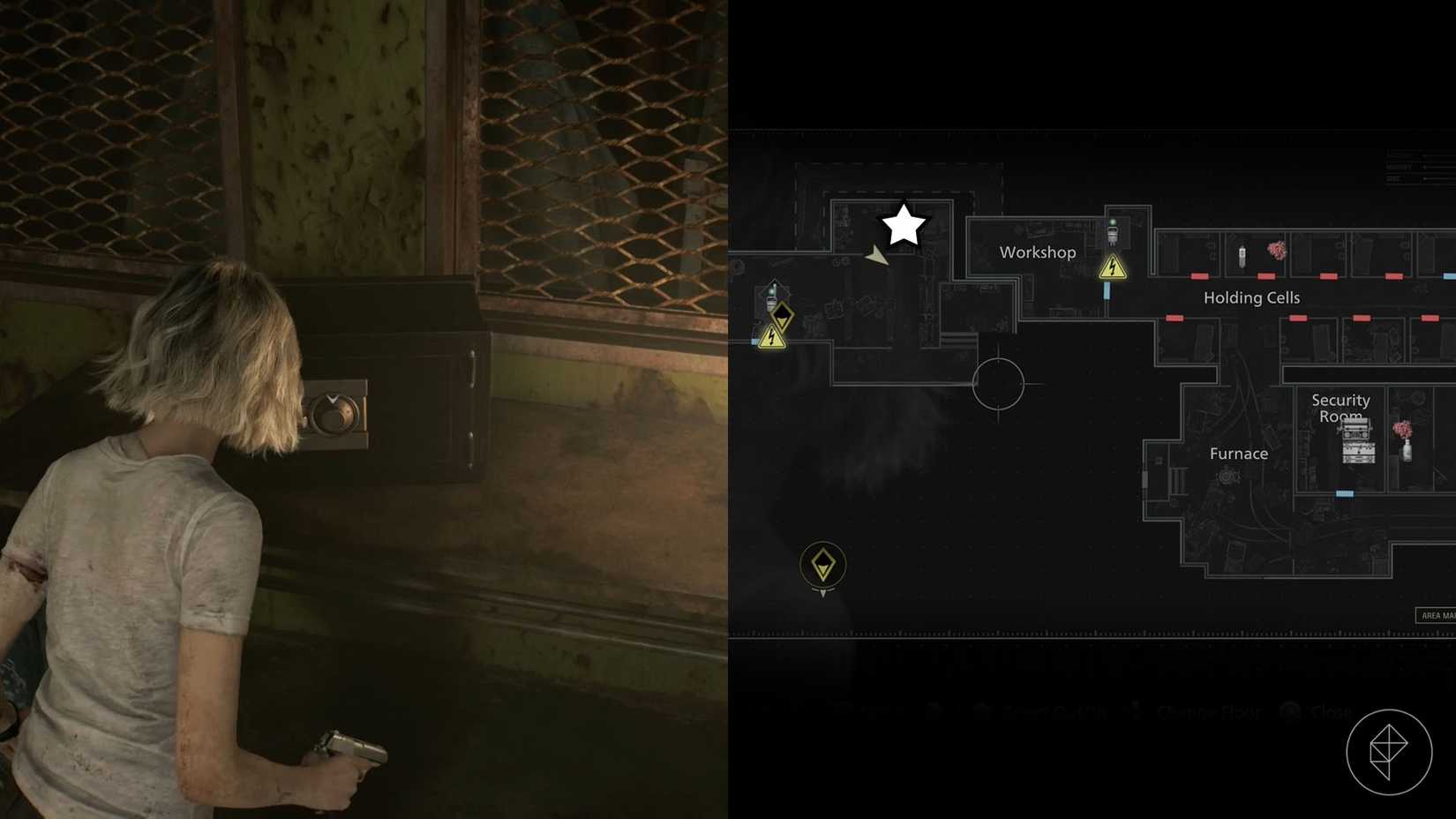 Basement safe code location in Resident Evil Requiem