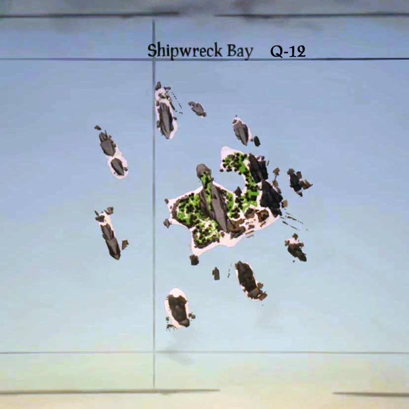 Sea of Thieves island shapes and locations