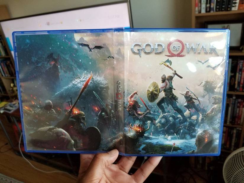 God of War’s alternate, reversible cover art is much better