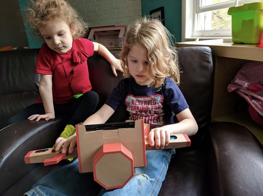 The foolproof guide to making Nintendo Labo kits with small children