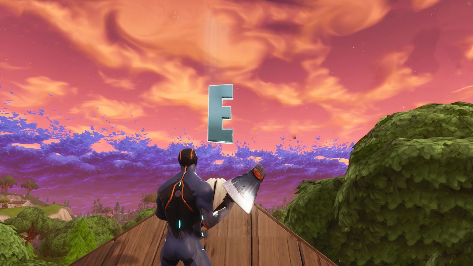 Search F-O-R-T-N-I-T-E letters Fortnite Battle Royale challenge guide