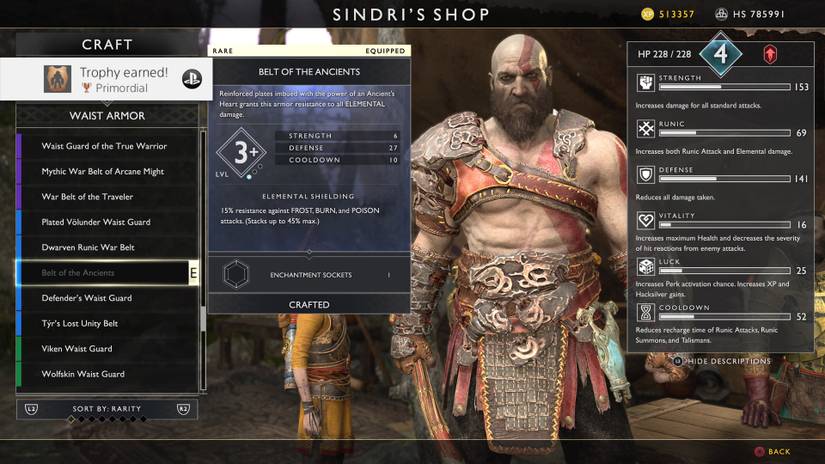 x blades trophy guide