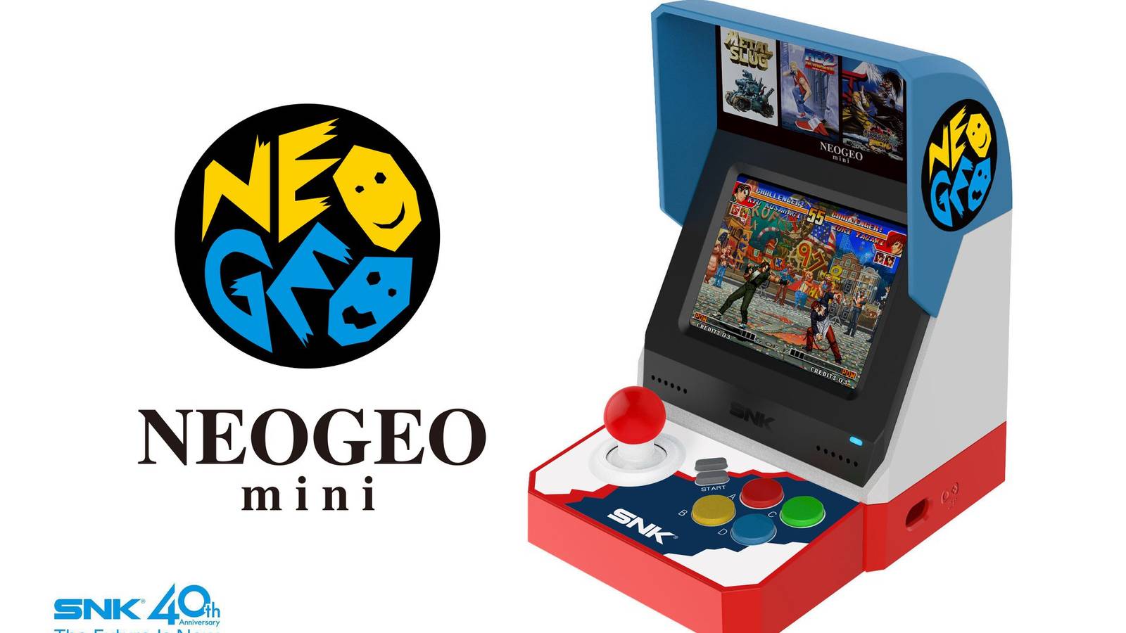 SNK reveals the Neo Geo Mini arcade console