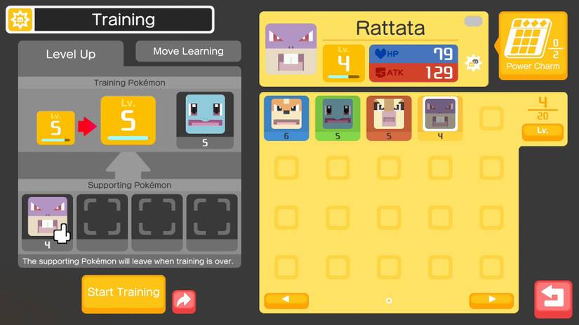 charmander evolution level pokemon quest